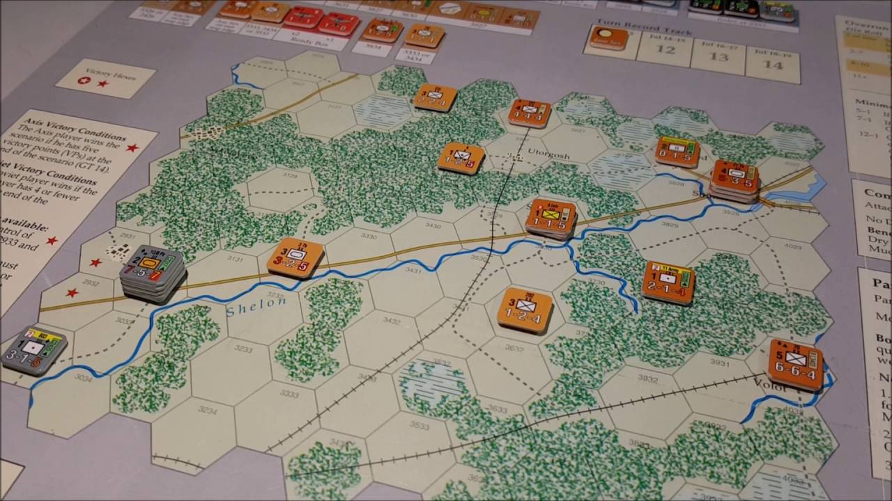 GMT Games Eastern Front Series Barbarossa Army Group North: Learning ...