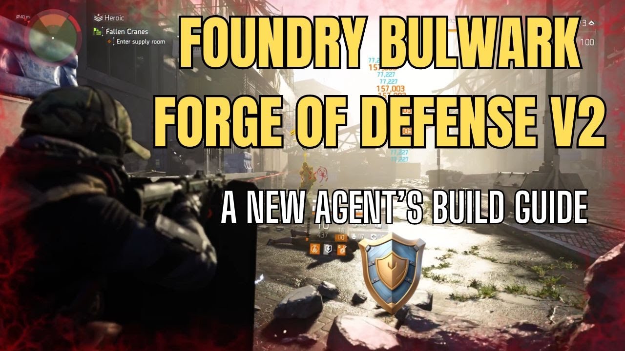 Division 2: Foundry Bulwark Ninja Backpack Tank Build - YouTube