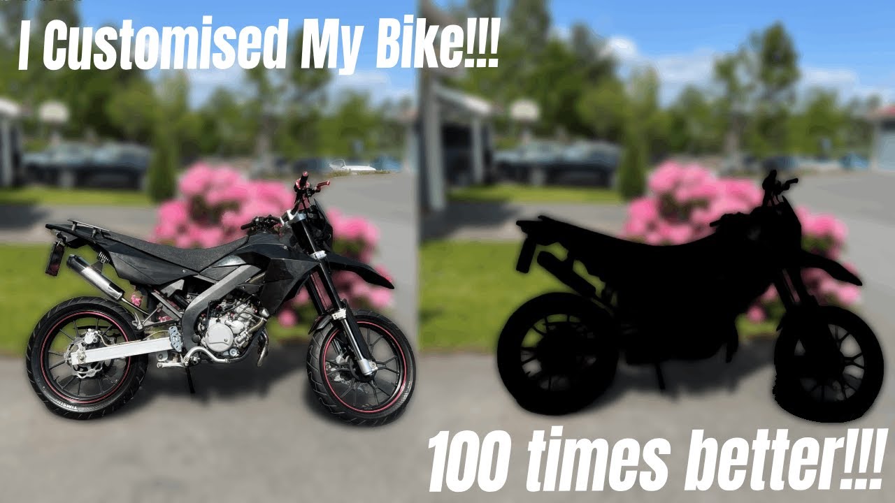 I Tried Customizing My Bike Using ONLY Temu!!! | SwedMoto - YouTube