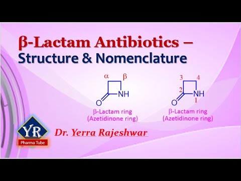 Beta-Lactam Antibiotics - Structure & Nomenclature | YR Pharma Tube ...