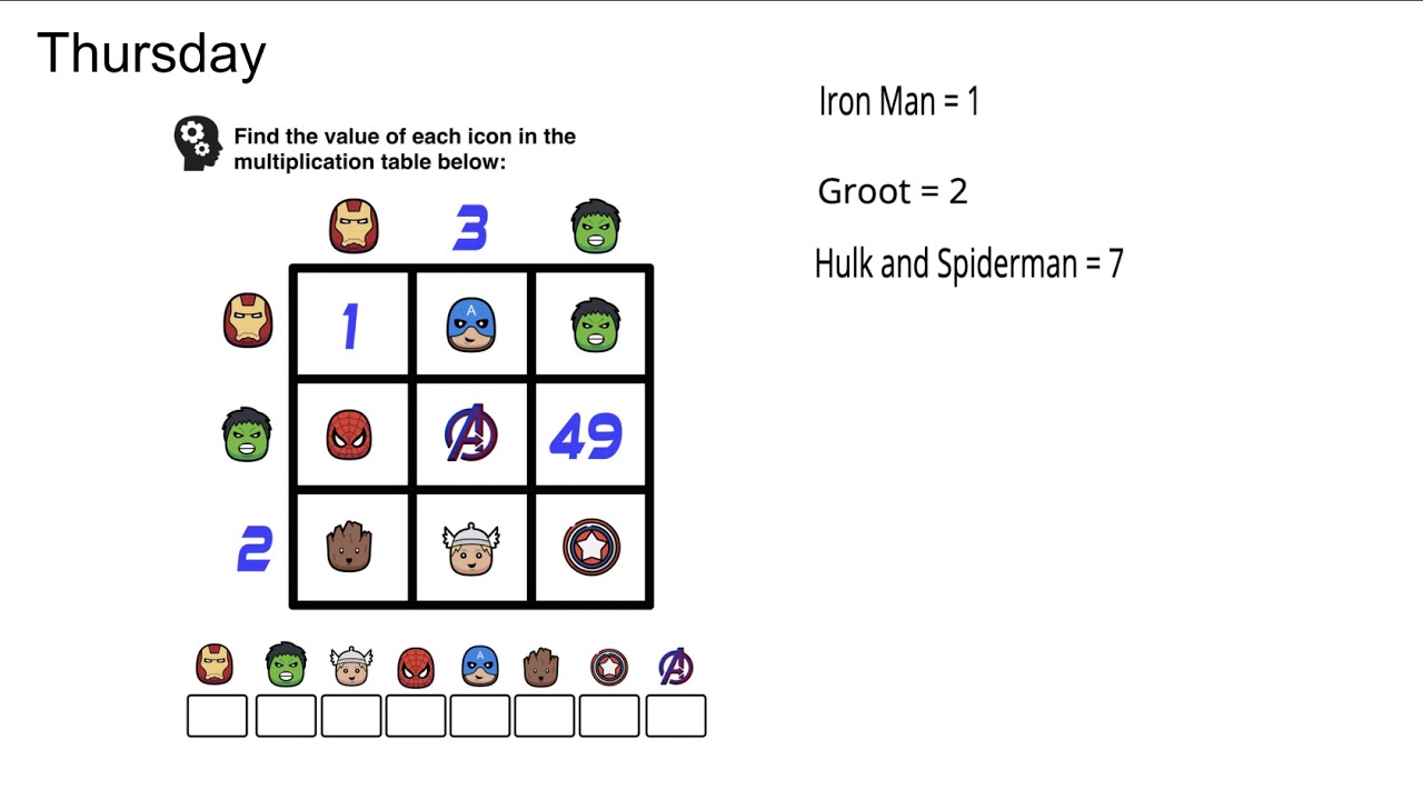 Math Mash Up Solution 4-3-20 - YouTube
