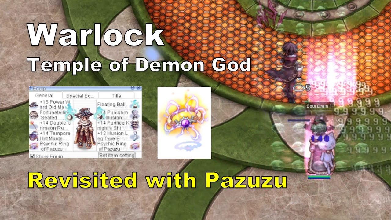 [BB iRO] Warlock - Temple of Demon God - "Revisited with Pazuzu" - IRO ...