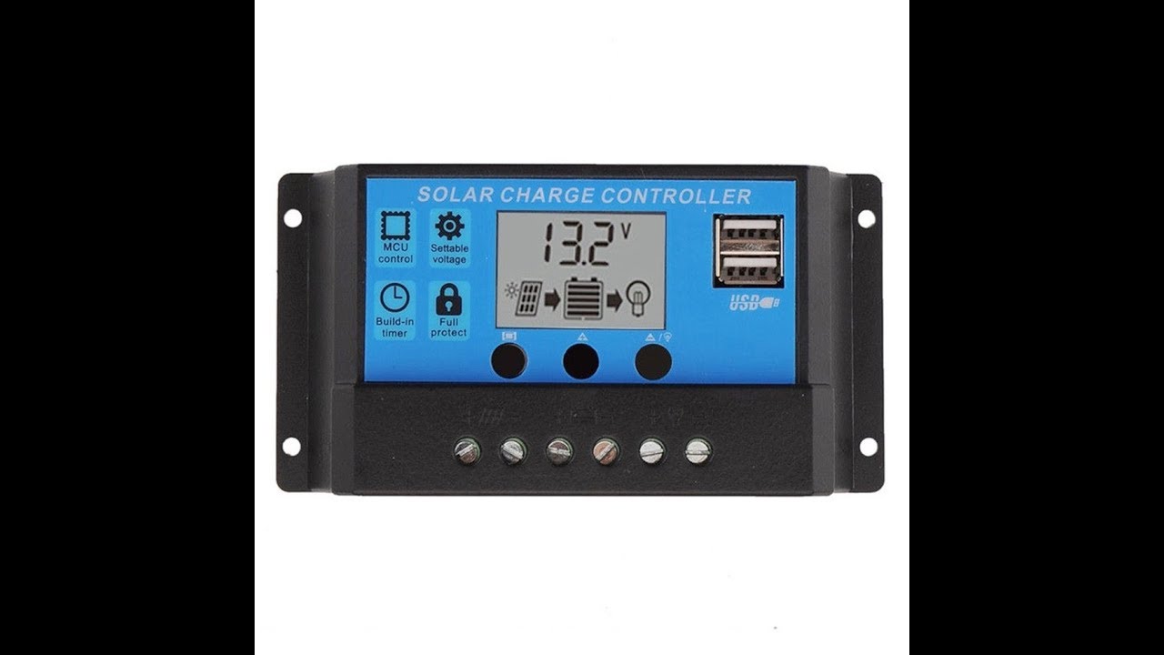 Setting Solar Charger Controller - YouTube
