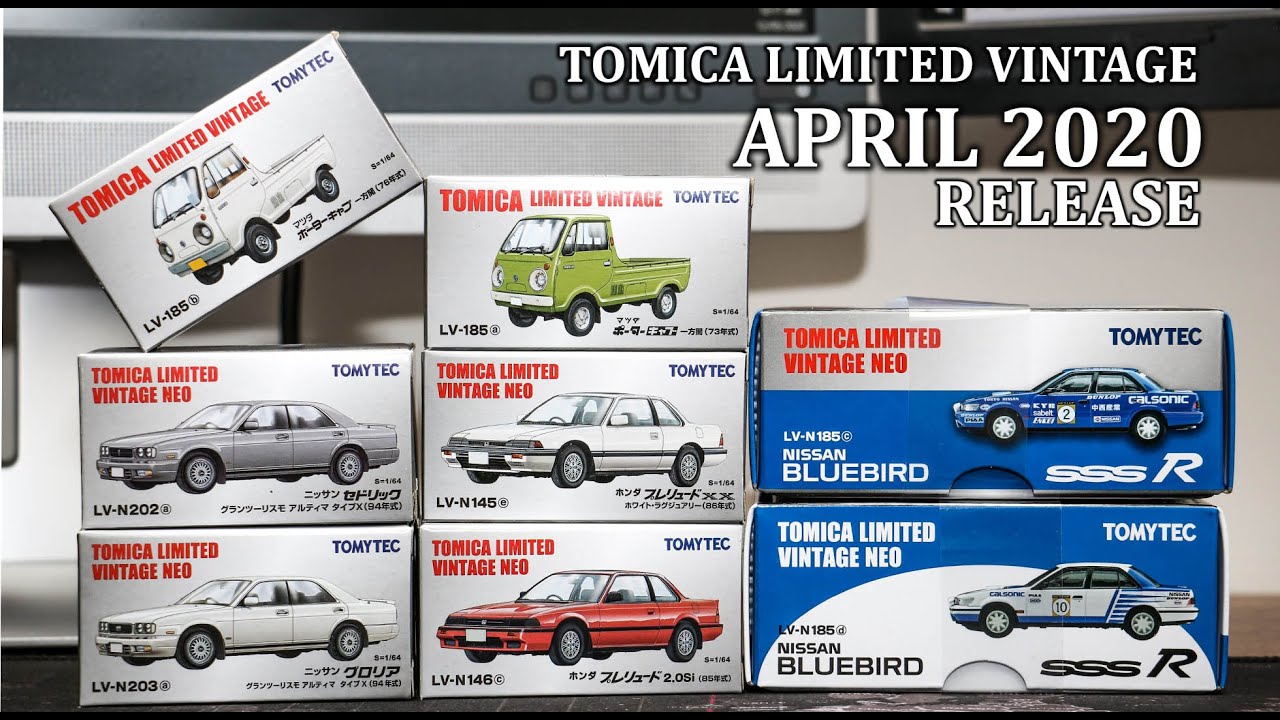 Tomica Limited Vintage | April 2020 Release - YouTube
