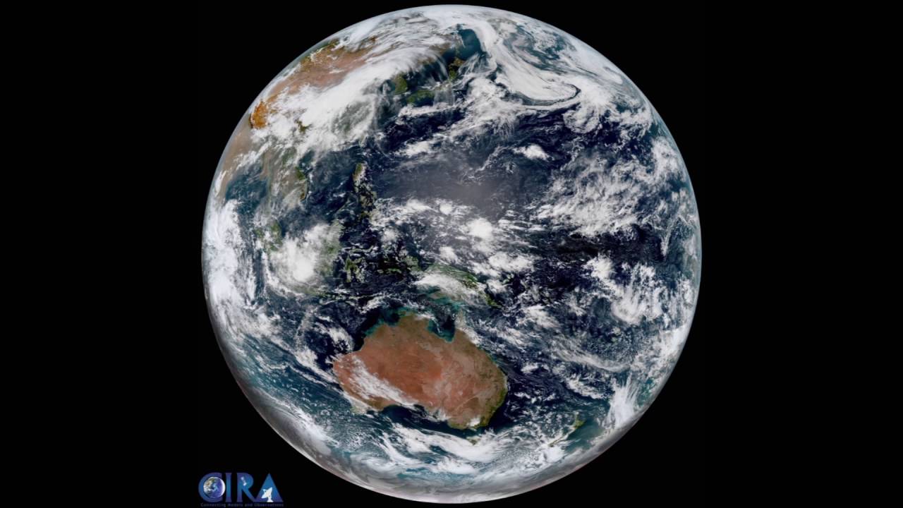 May 2016 Full Disk Color Himawari-8 Imagery Timelapse - YouTube