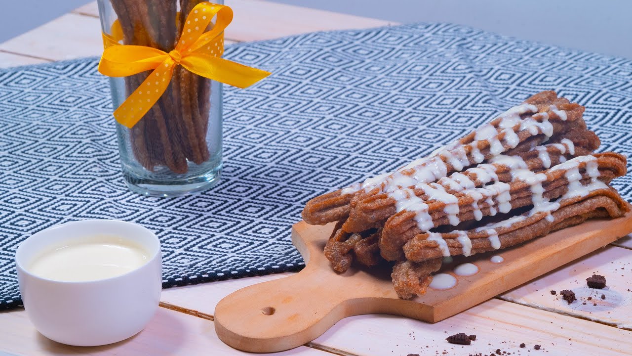 Churros Oreo Saus Cream Cheese - YouTube