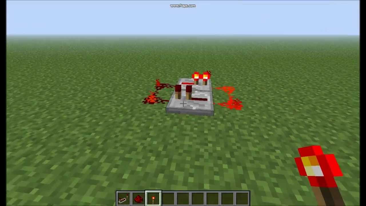 RedstoneTutorial Part 1 Redstone Clock - YouTube