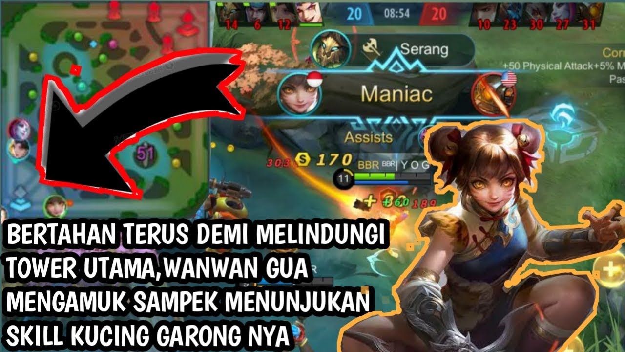 Gameplay Wanwan Part #4 | Wanwan Gua Mengamuk Sampek Menunjukan Skill ...