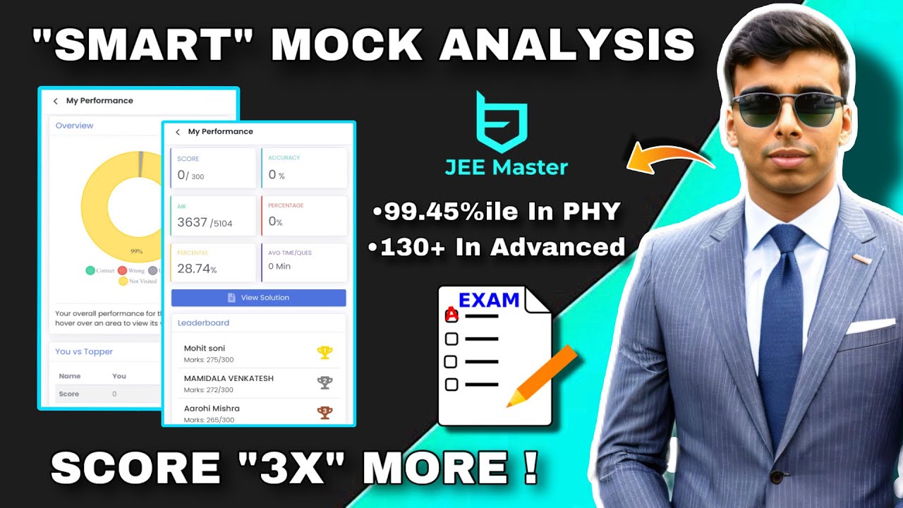 How To Analyse Mock Test for JEE 🔥 BEST Way To Analyse Mock Test For ...