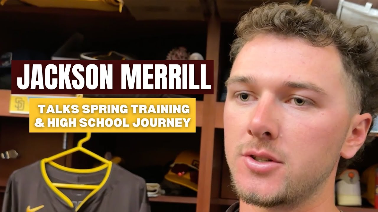 Jackson Merrill talks about Spring Training performance, high school ...