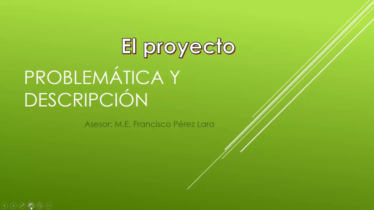 ¿Cómo redactar la problemática de mi proyecto? - YouTube