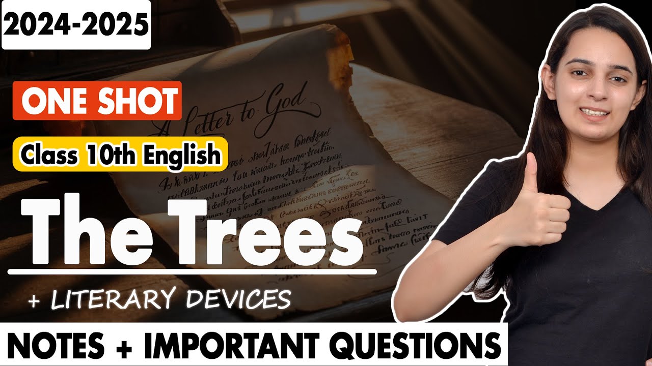 The Trees Poem Class 10 English | The Trees Class 10 English First ...