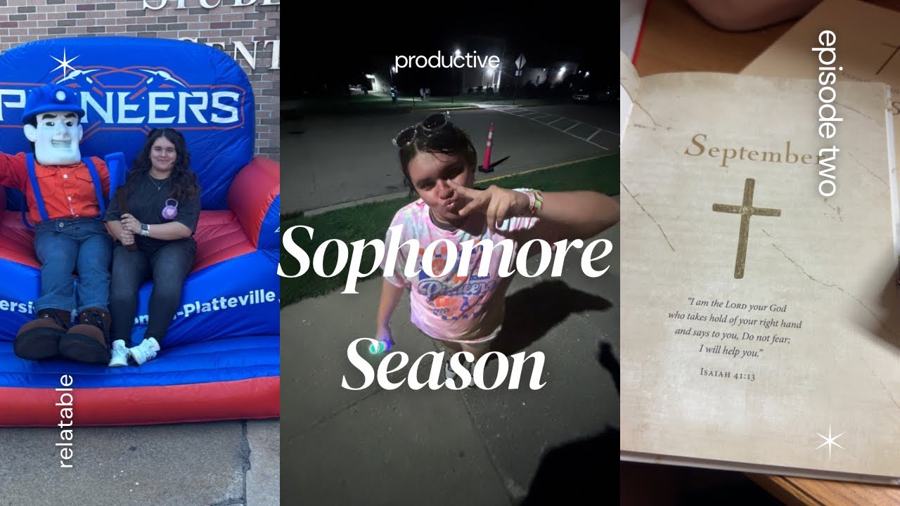 Episode 002 sophomore season (lots of homework and productivity, hang ...