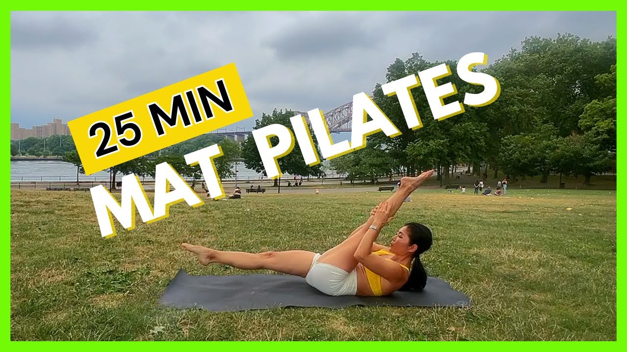 25 MIN MAT PILATES WORKOUT | Pilates flow, All Floor work | No ...