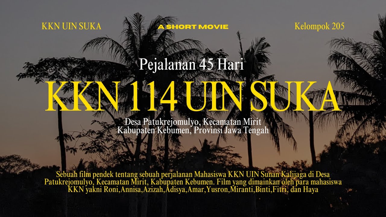 Short Movie KKN 114 UIN SUKA Kelompok 205 - YouTube