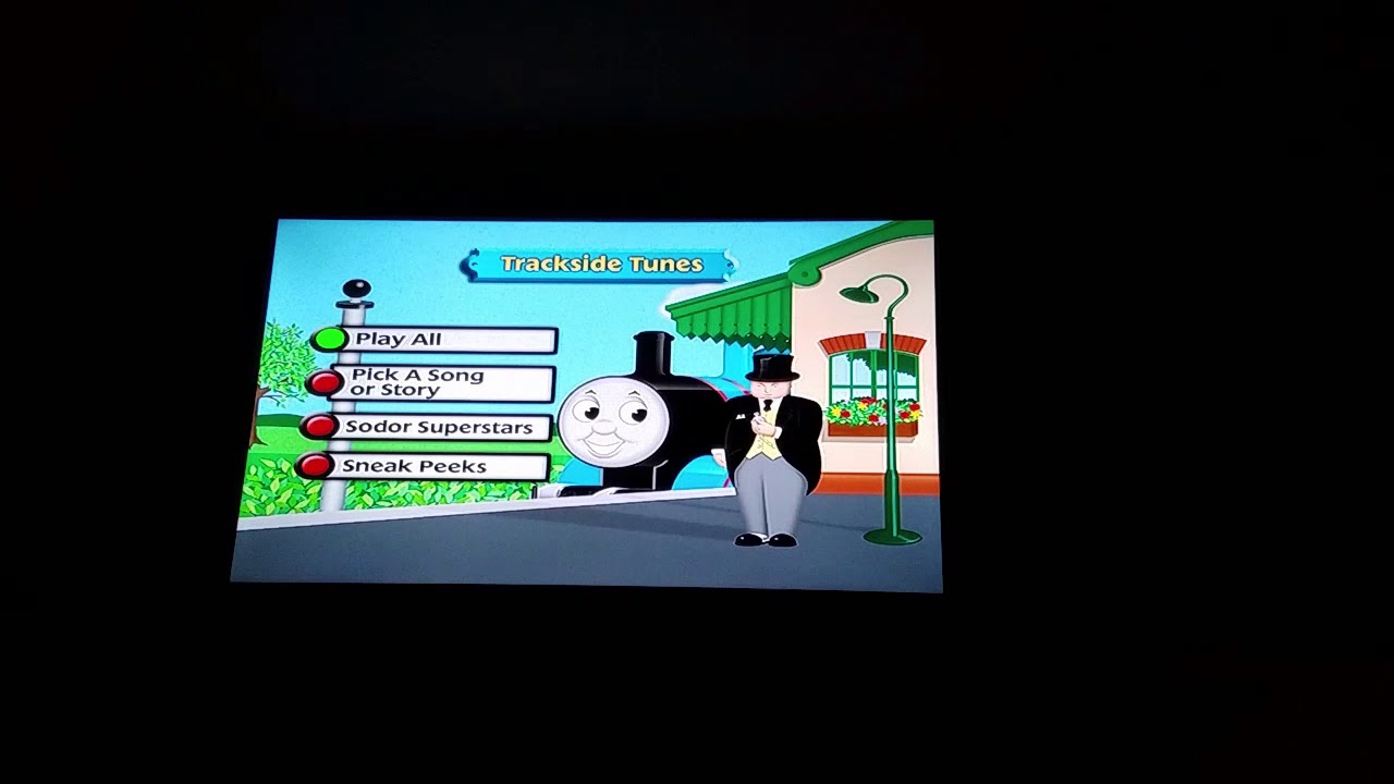 Thomas & Friends Trackside Tunes DVD Menu - YouTube