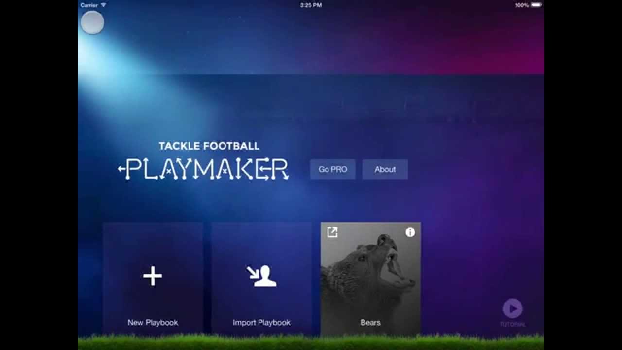 iPad V3.0 - Add a Playbook - Tackle Football Playmaker iPad App ...