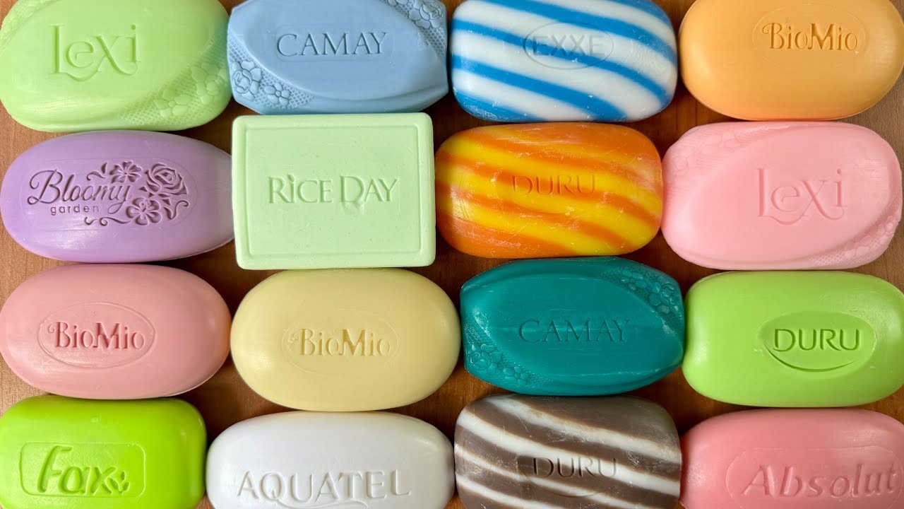 Soap Opening HAUL.unpacking of soaps.unboxing colorful soaps.relaxing ...