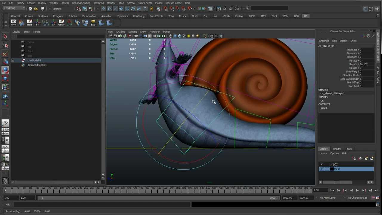67 - Adding a centre of gravity control (Cartoon character rigging ...