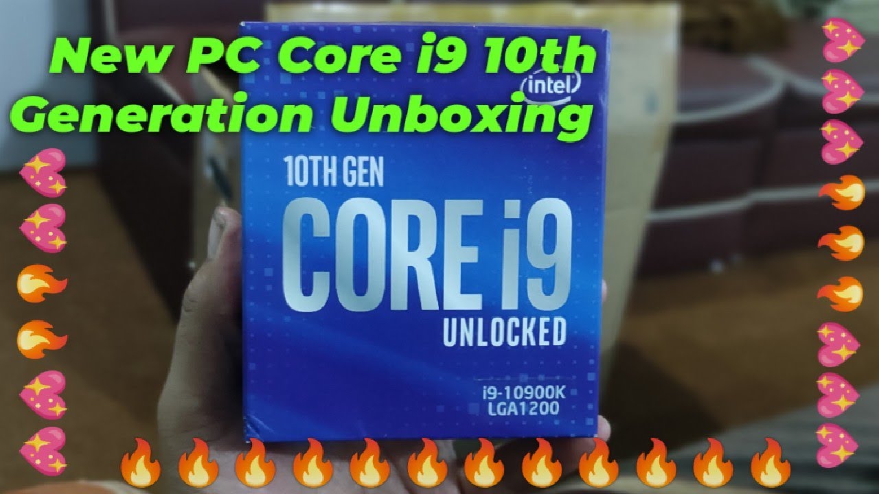 New Gaming PC Core i9 10th Generation Unboxing i9-10900K LGA1200# ...