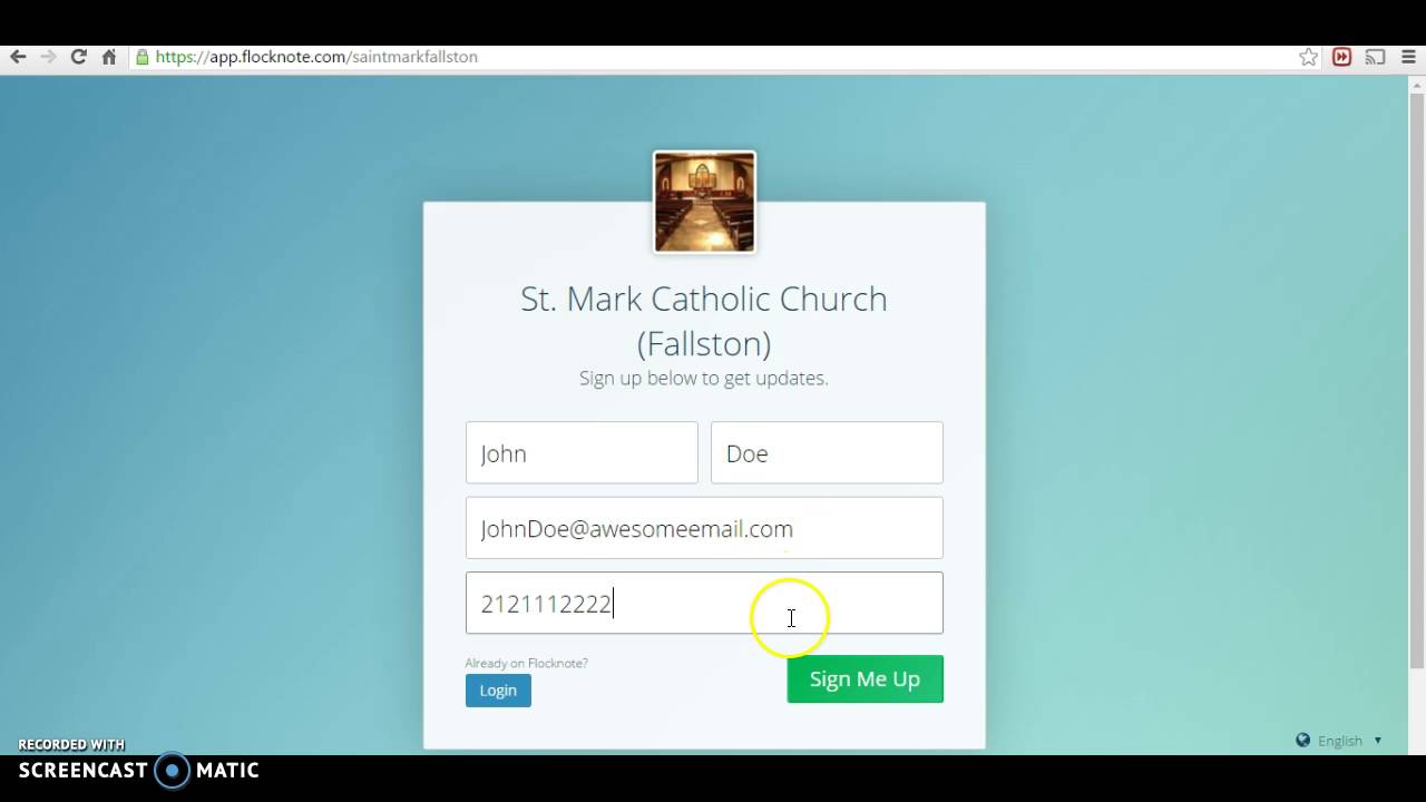How to Sign Up to Flocknotes - YouTube