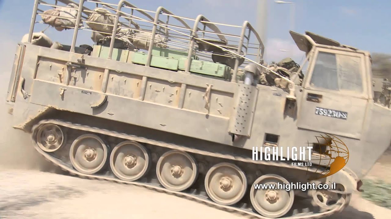 TZE 004 Stock footage Israel, Operation Protective Edge 2014: Tanks and ...