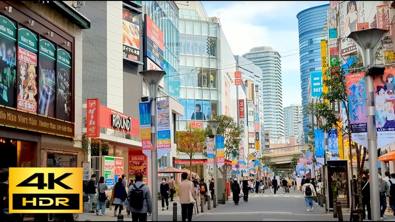 Ikebukuro Walk, Shopping Street View Adventure [4K Walk in Tokyo ASMR ...
