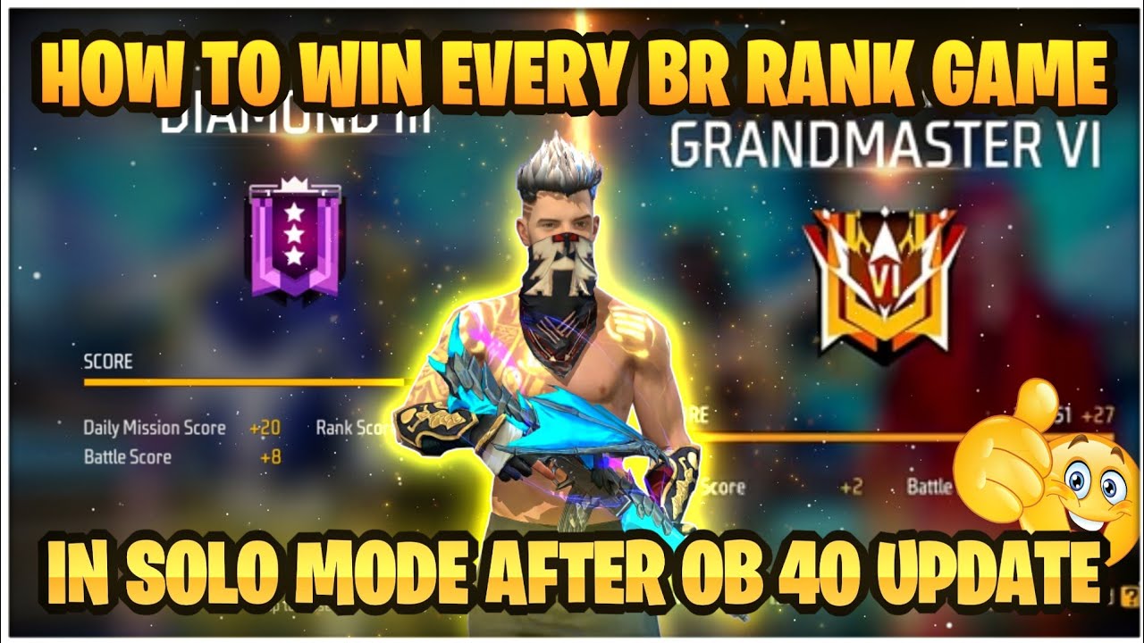 Solo BR Ranked Tips and Tricks after OB 40 Update || How to win every ...