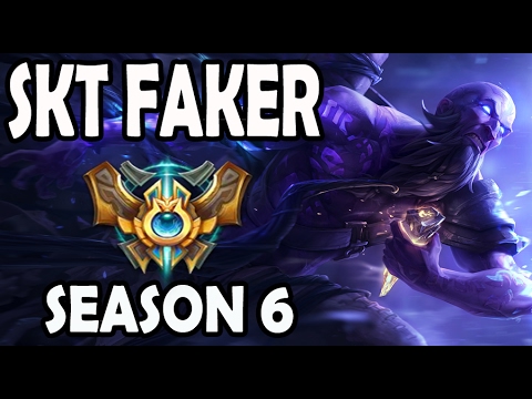 SKT T1 Faker Ryze vs Swain MID Ranked Challenger Korea - YouTube