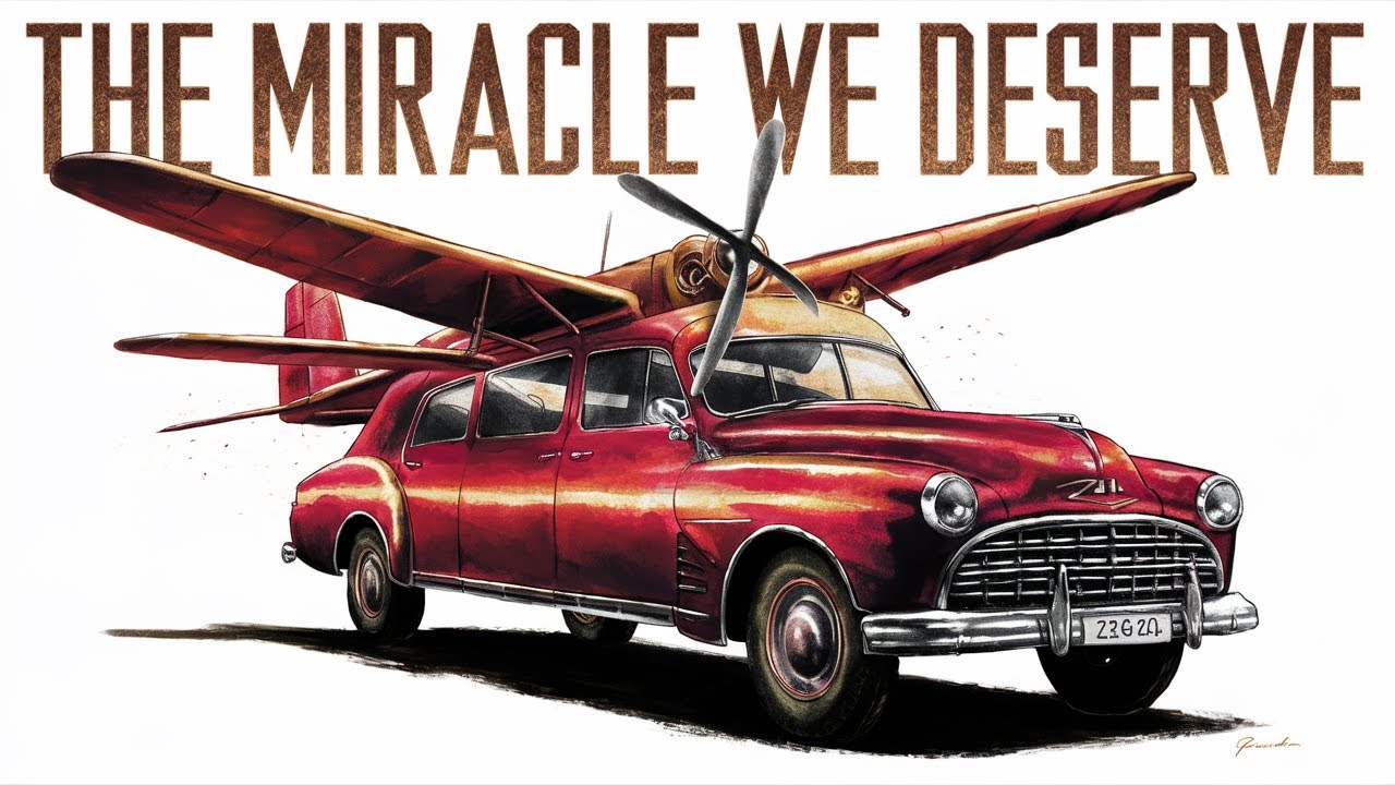 ️USSR FACTORY CAR from a PLANE!🤯Crazy USSR invention! 🔥Unique Soviet ...