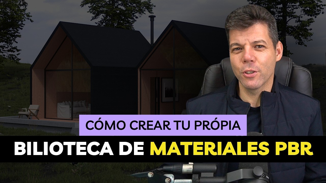 Cómo crear tu propia biblioteca de materiales PBR en V-ray - YouTube