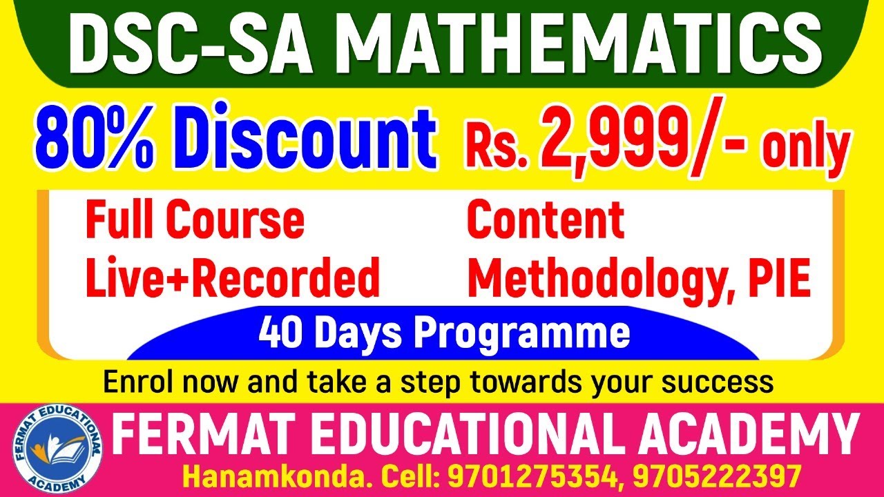 DSC SA MATHEMATICS|MATHS METHODOLOGY|COMPLETE COURSE BEST OFFER|PIE ...