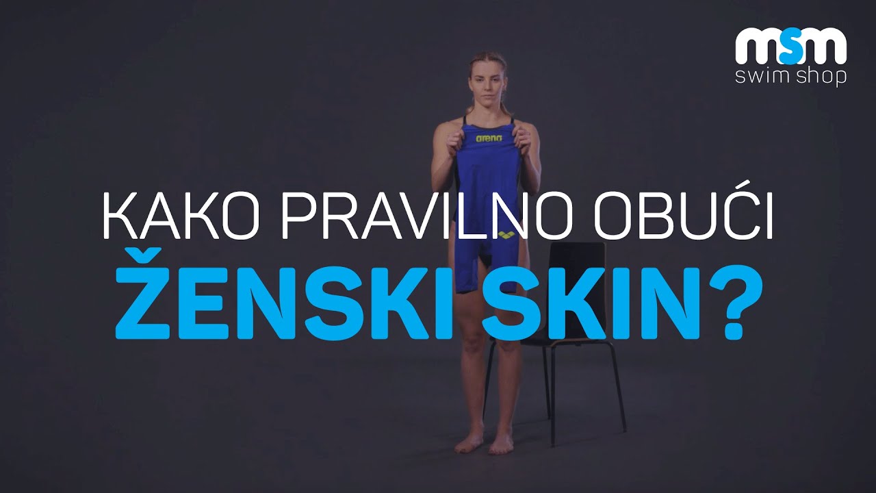 Kako pravilno obući ženski skin za plivanje? - YouTube