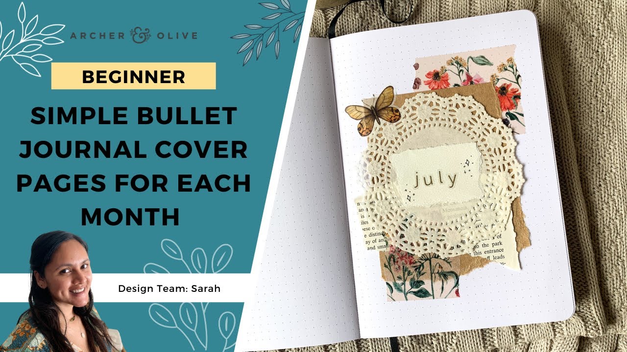 1 Year Of Quick & Easy Bullet Journal Cover Pages | Bujo Set Up In Less ...