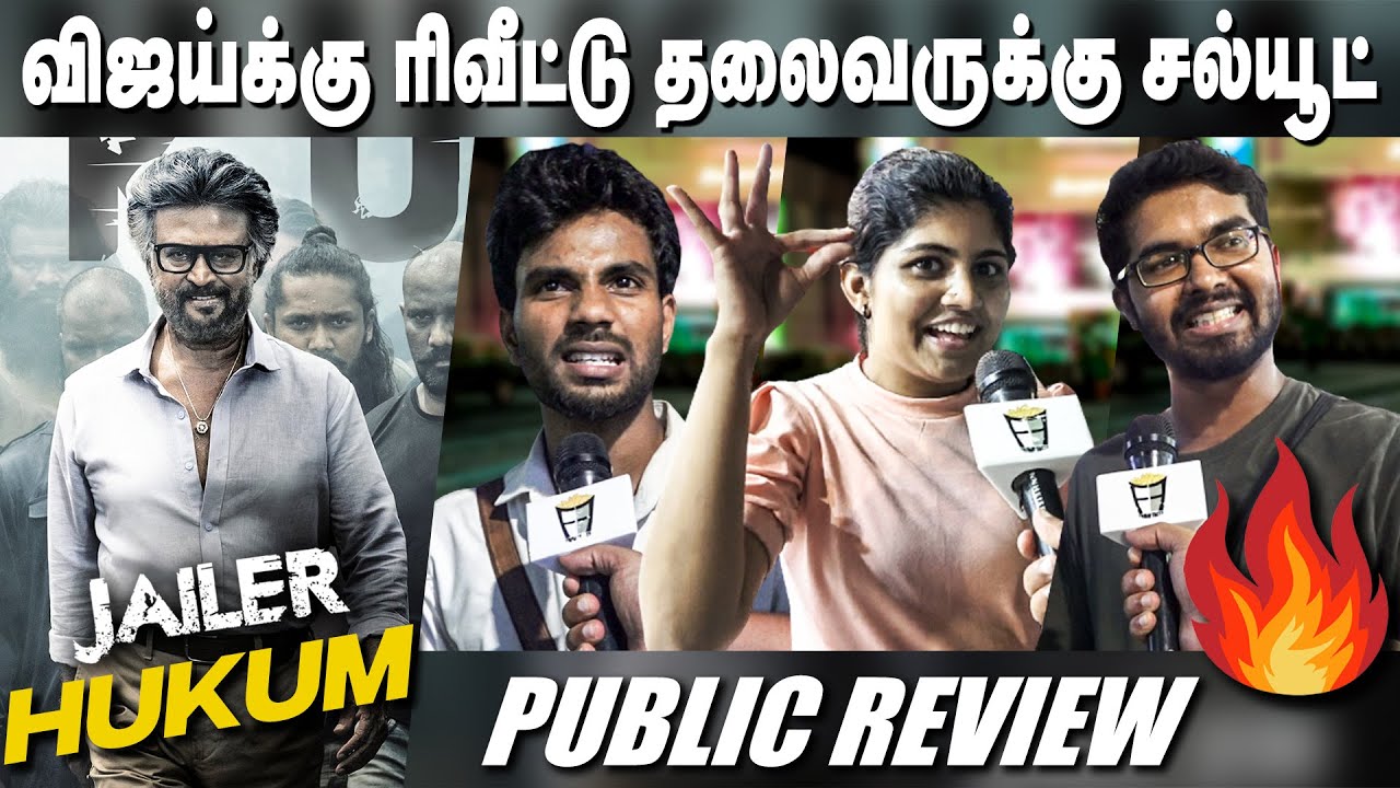 JAILER - Hukum Song Public Review💥| Hukum song Reaction | Superstar ...