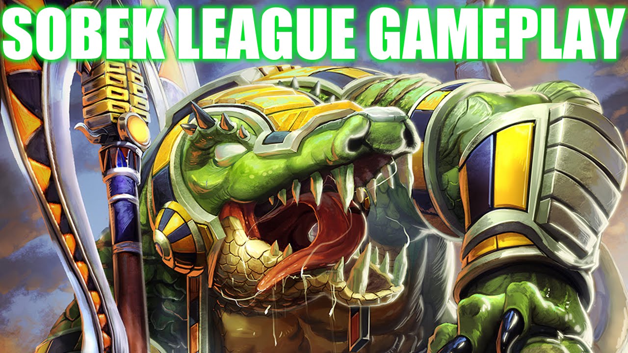 Smite League Gameplay: INTERIOR CROCODILE ALLIGATOR (Sobek Support ...