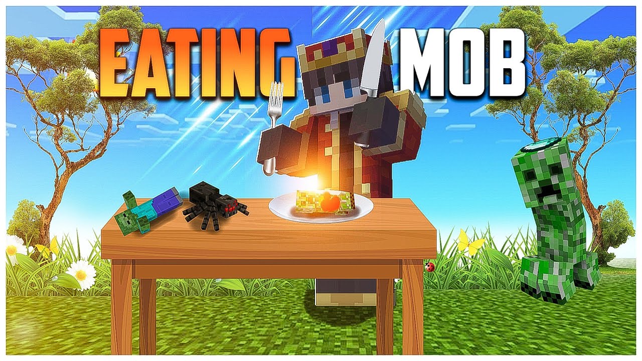 Minecraft but... You Can Eat Mobs! - YouTube