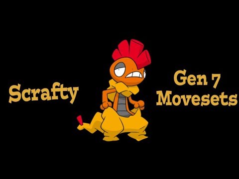 Competitive Pokemon Movesets: Scrafty - YouTube