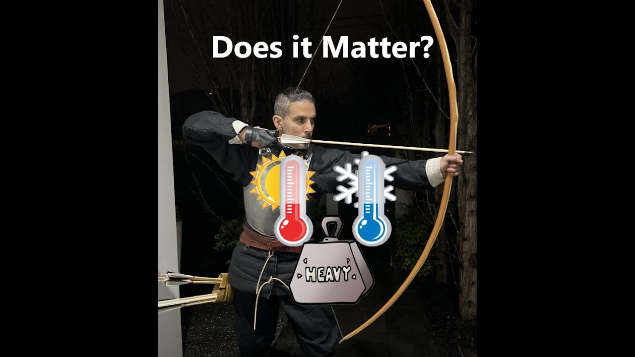 Warbow Draw Weight and Temperature. Does It Matter? - YouTube
