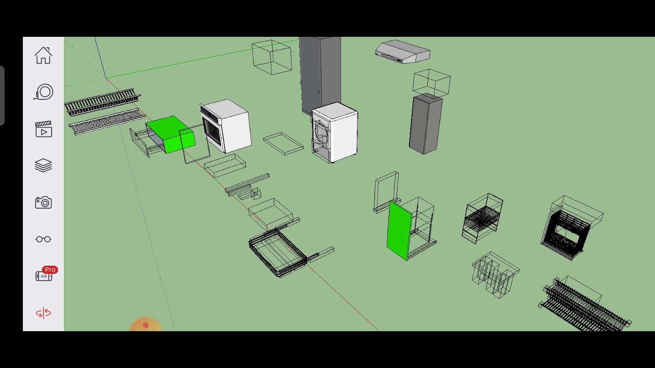 Aksesoris Dapur Kitchen Set component plugins Sketchup free download by ...
