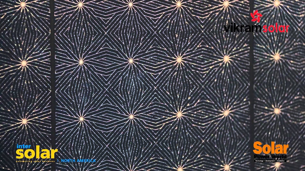 Vikram Solar - Intersolar 2014 - MWT (Metal Wrap Through) Technology ...