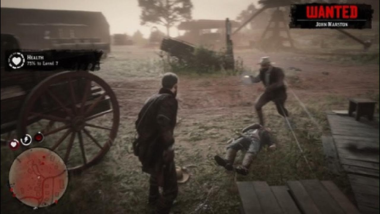 Red Dead Redemption 2 faught the law & law won - YouTube