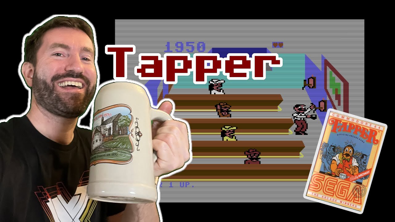 C64 Spielzeit 160 Tapper - YouTube