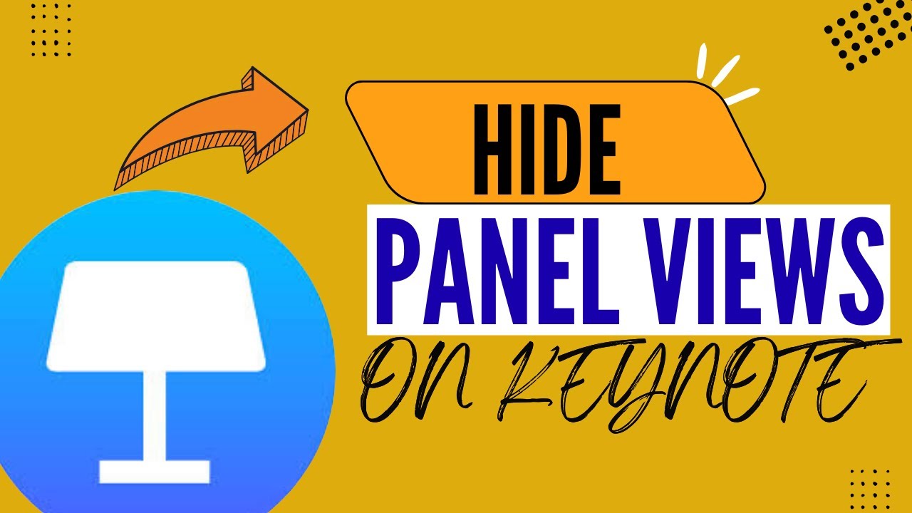 Beginner’s Guide: Hide Panels for a Cleaner Keynote Workspace - Here's ...