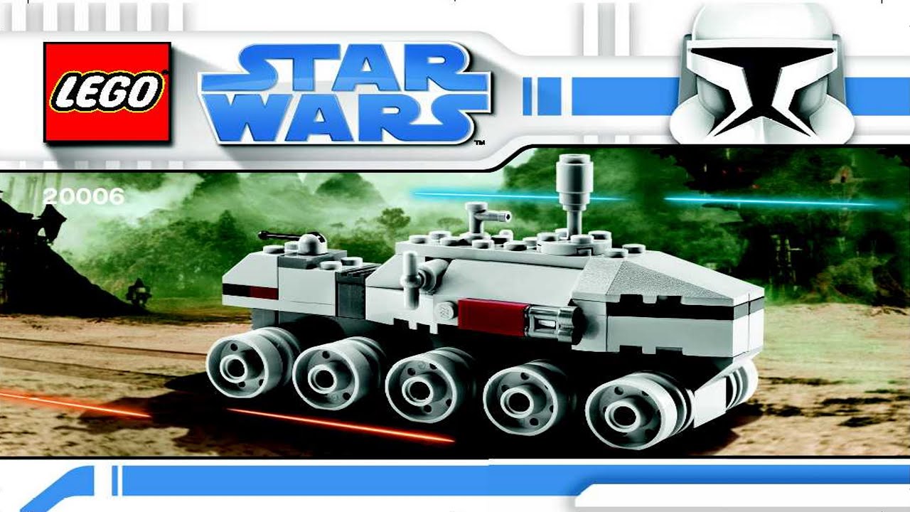 LEGO instructions - Brickmaster - 20006 - Clone Turbo Tank - YouTube