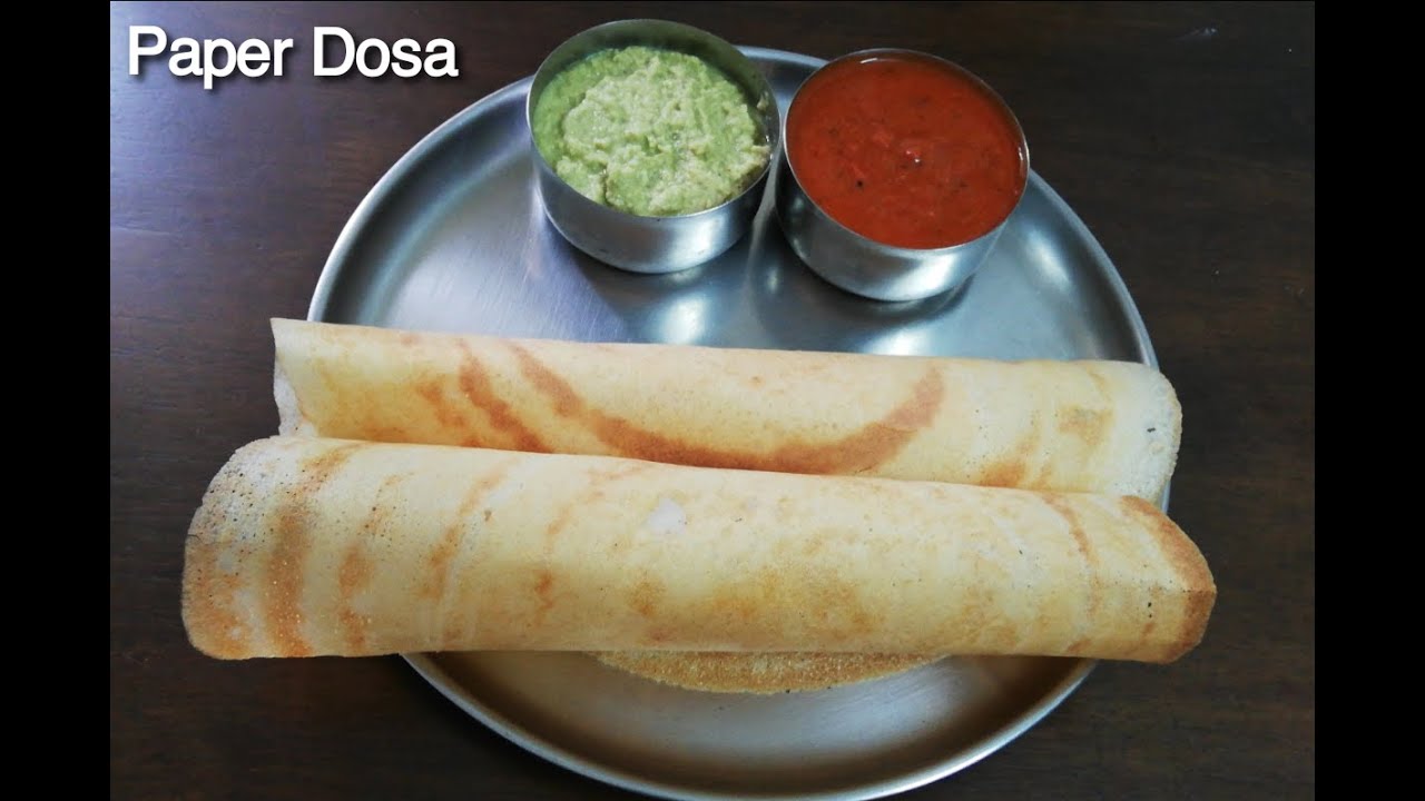 Paper Dosa | How to make crispy paper dosa | Breakfast recipes | Dosa ...
