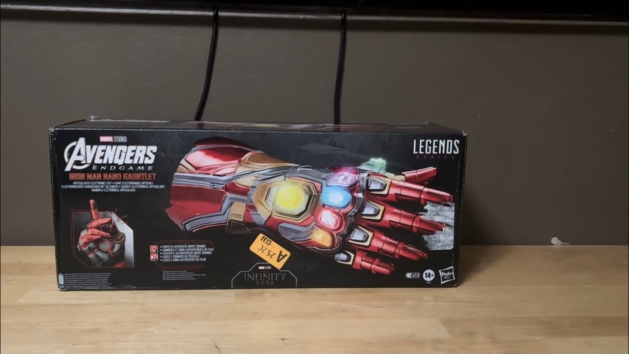 New Marvel Legends Avengers Endgame iron man nano Gauntlet Review Part ...