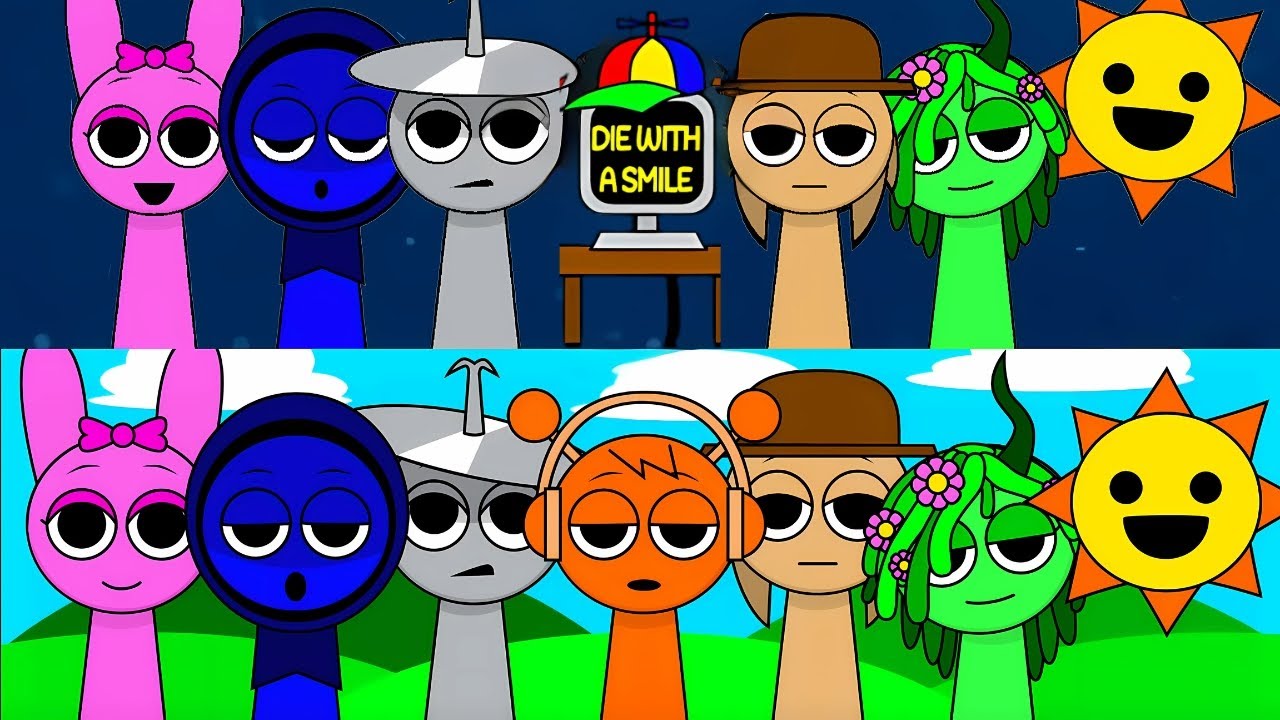 Incredibox Sprunki - Die With A Smile | Bruno Mars Cover (MOD Version ...