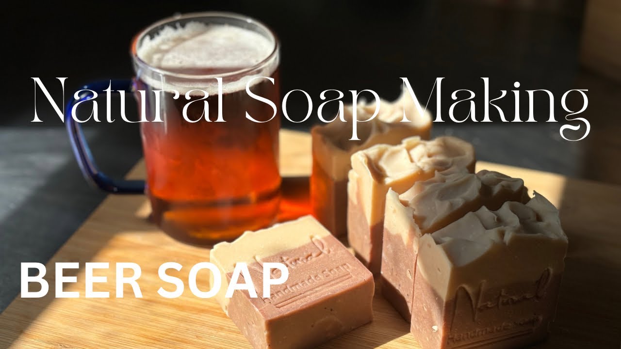 BEER SOAP MAKING ( COLD PROCESS) - YouTube