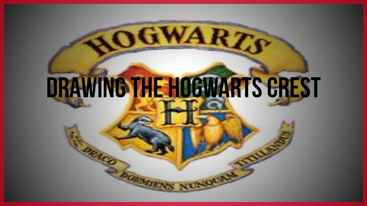 The Hogwarts crest-drawing with Abby - YouTube